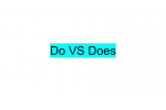 Do VS Does in Present Simple/ Questions