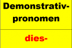 Demonstrativpronomen dieser 1