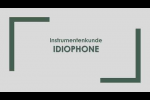Idiophone