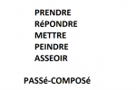 9-Révision passé-composé prendre-répondre-mettre-peindre-asseoir