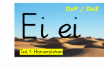 Wörter mit Ei, ei Teil 1: Bilder und Namen zuordnen (Hörverstehen, DaF ...
