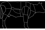 Die Fleischteile beim Rind