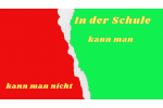 Was kann man in der Schule machen?