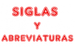 Siglas