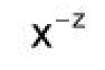 Algebra: exponents from Z