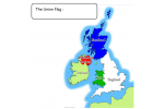 The flags of the British Isles