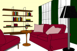 Living Room / Prepositions of place