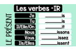 Verbes -ir (présent).