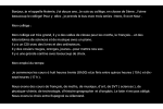 Compprendre un texte simple sur le collège en France