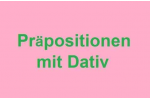 Präpositionen: Dativ, Akkusativ, Wechsel...