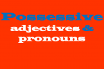 Possessive Adjectives and Possessive Pronouns 1