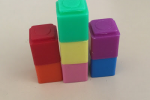 Colored Cubes : Prepositions / Jeu 1