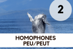 Les homophones peu/peut