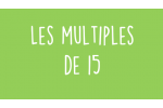 Les multiples de 15